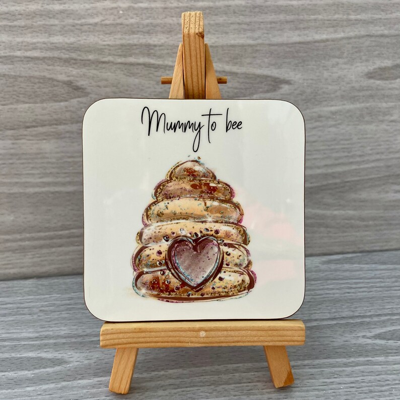 Mummy to Bee Gift Mum to Bee Coaster - Etsy