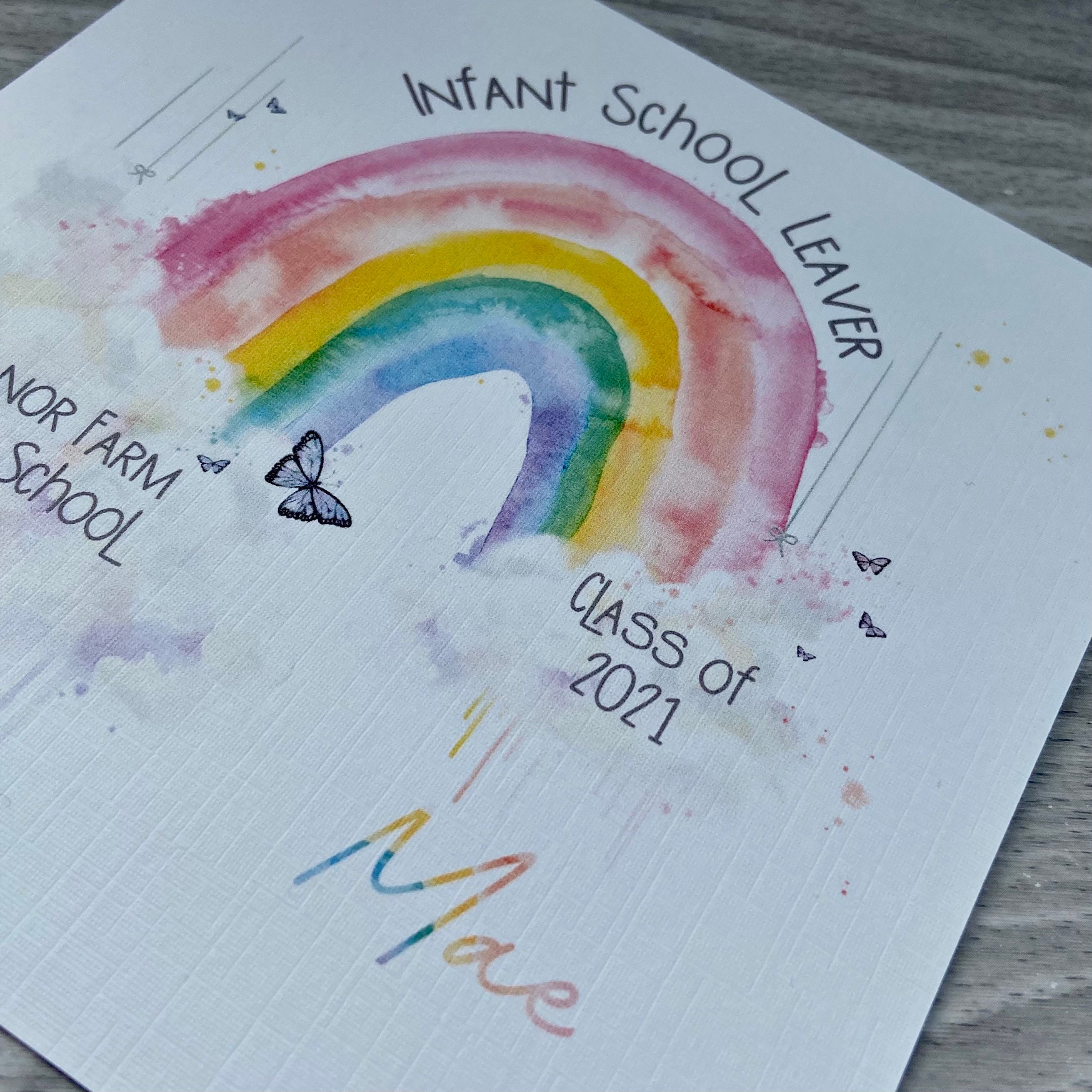 School Leaver Card Personalised School Leaver Gift - Etsy UK