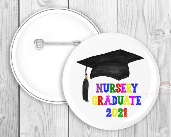 Nursery Leaver Badge Preschool Graduation Badge Graduation - Etsy UK