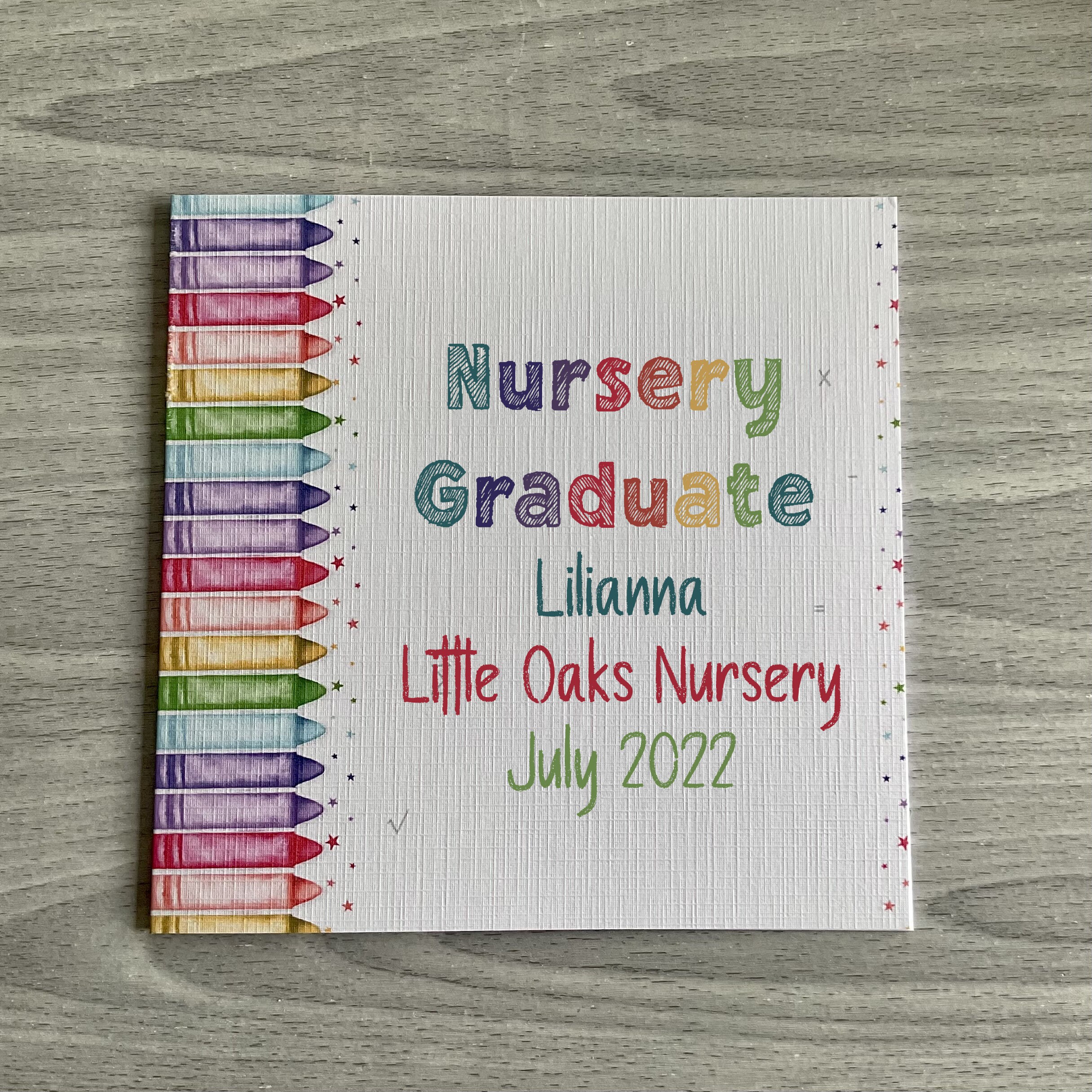 School Leaver Card Personalised School Leaver Gift Nursery - Etsy UK