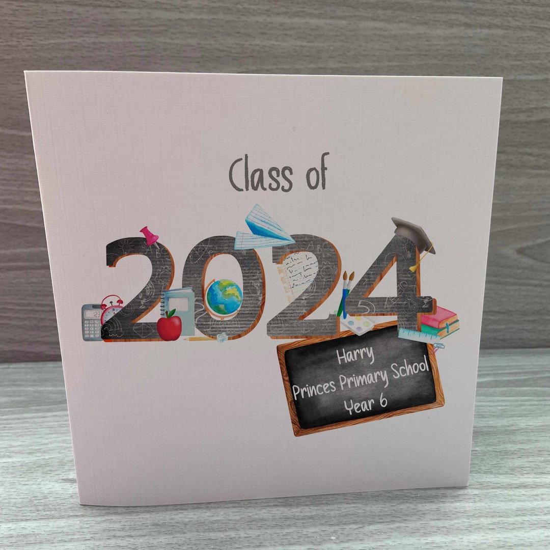 School Leaver Card Personalised School Leaver Gift Class of 2022 - Etsy UK