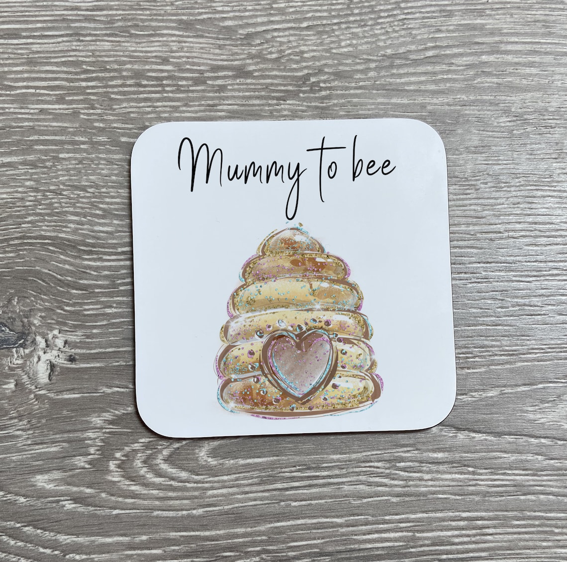 Mummy to Bee Gift Mum to Bee Coaster - Etsy