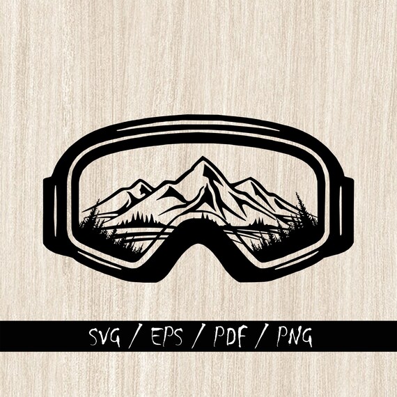 Snow Goggles Vector Svg/unique Svg/goggles/camping Svg/camp - Etsy