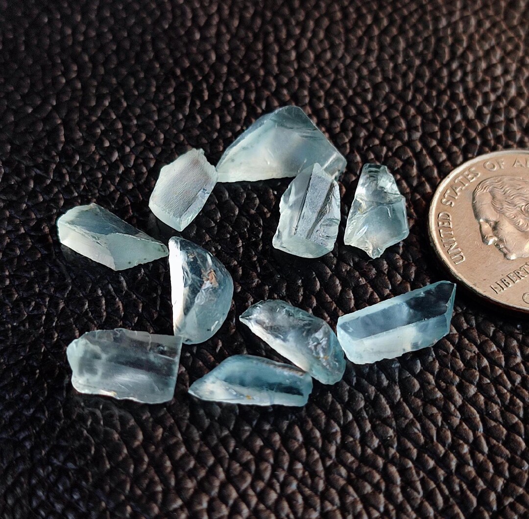 Natural Blue Topaz Rough| Unheated Blue Topaz Rough for Making Jewelry ...