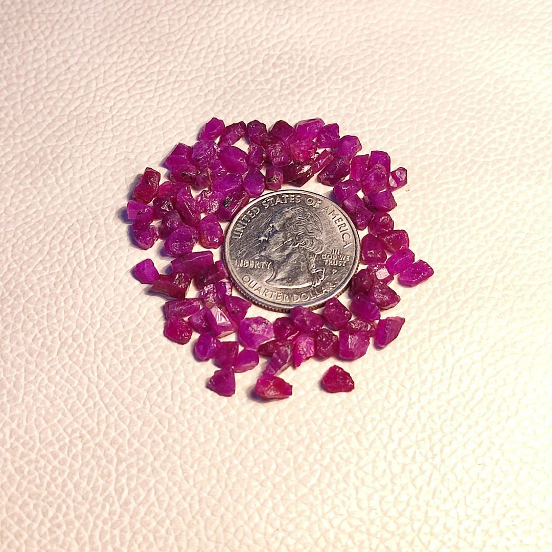 African Ruby Specimen Rough Lot Natural Shape Ruby for Making Jewelry ...