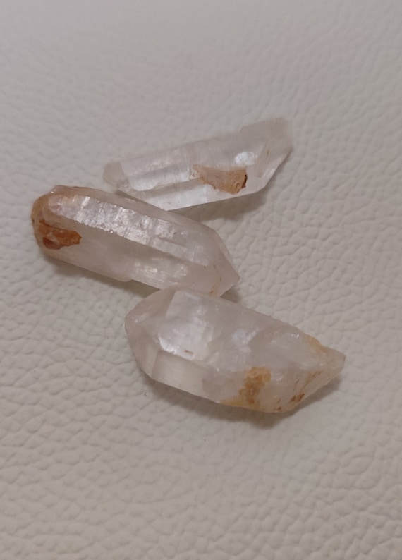 3pcs Mix Size Transparent Natural White Crystal Raw Natural - Etsy