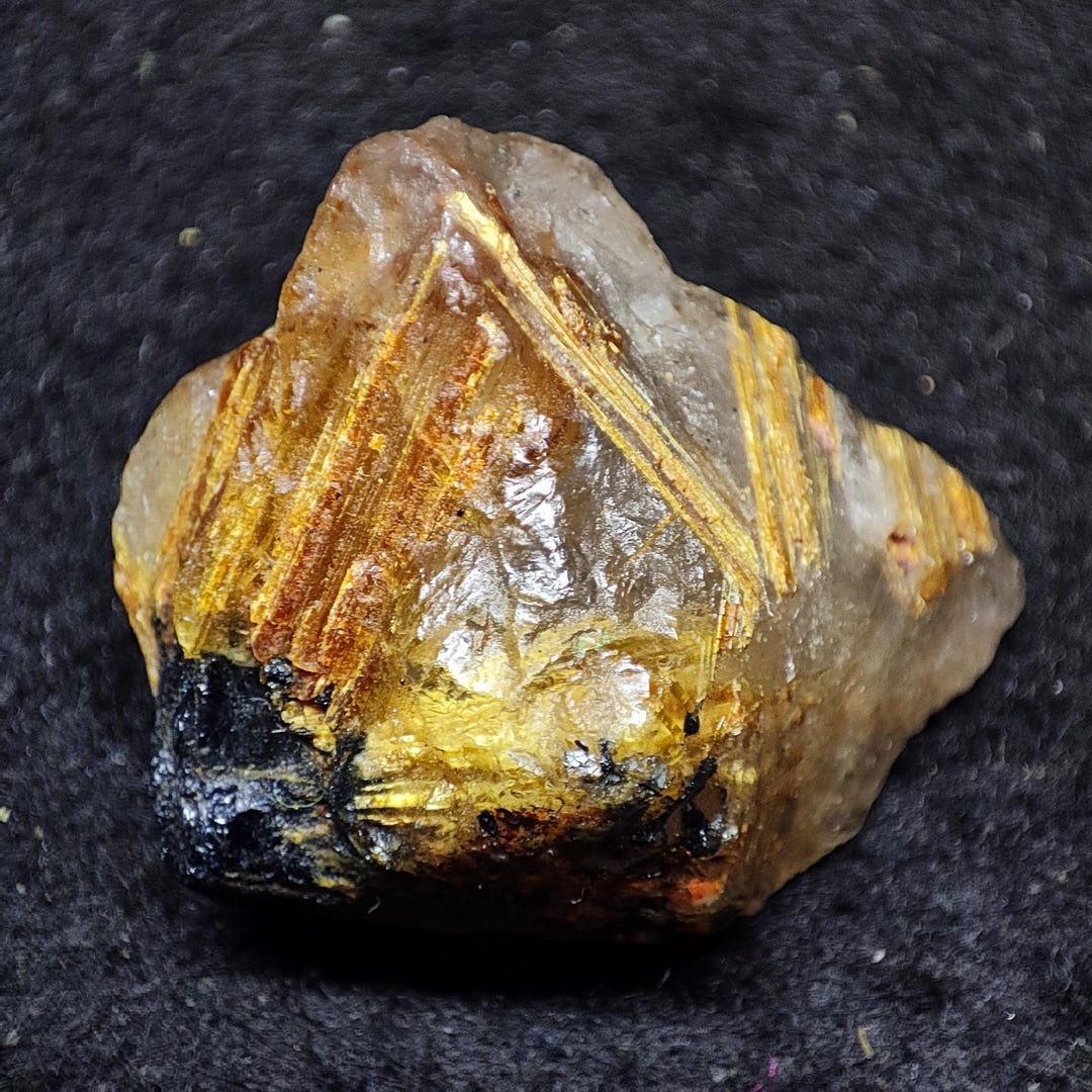 77.80cts Big Size AAA Quality Natural Golden Rutilated Quartz Rough ...