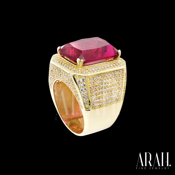 Mens Ruby Ring - Etsy