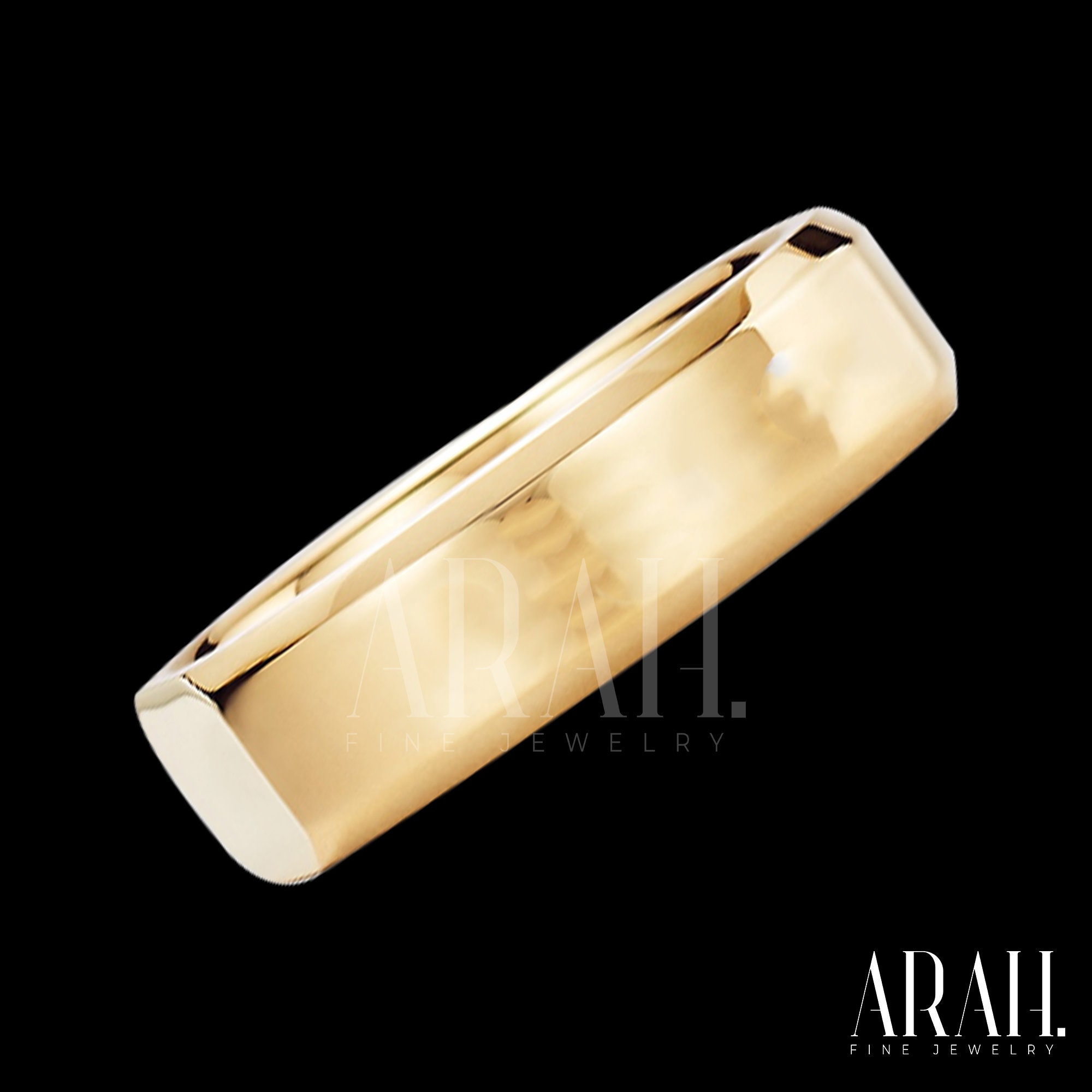 Mens Plain Metal Band 6 Mm Width Band Minimal Stacking Ring - Etsy