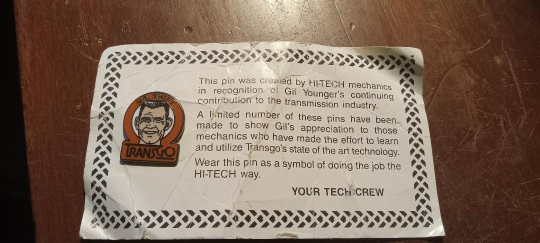 Rare Vintage "mr. Shift" - Trans Go Award Jacket Pin - Etsy