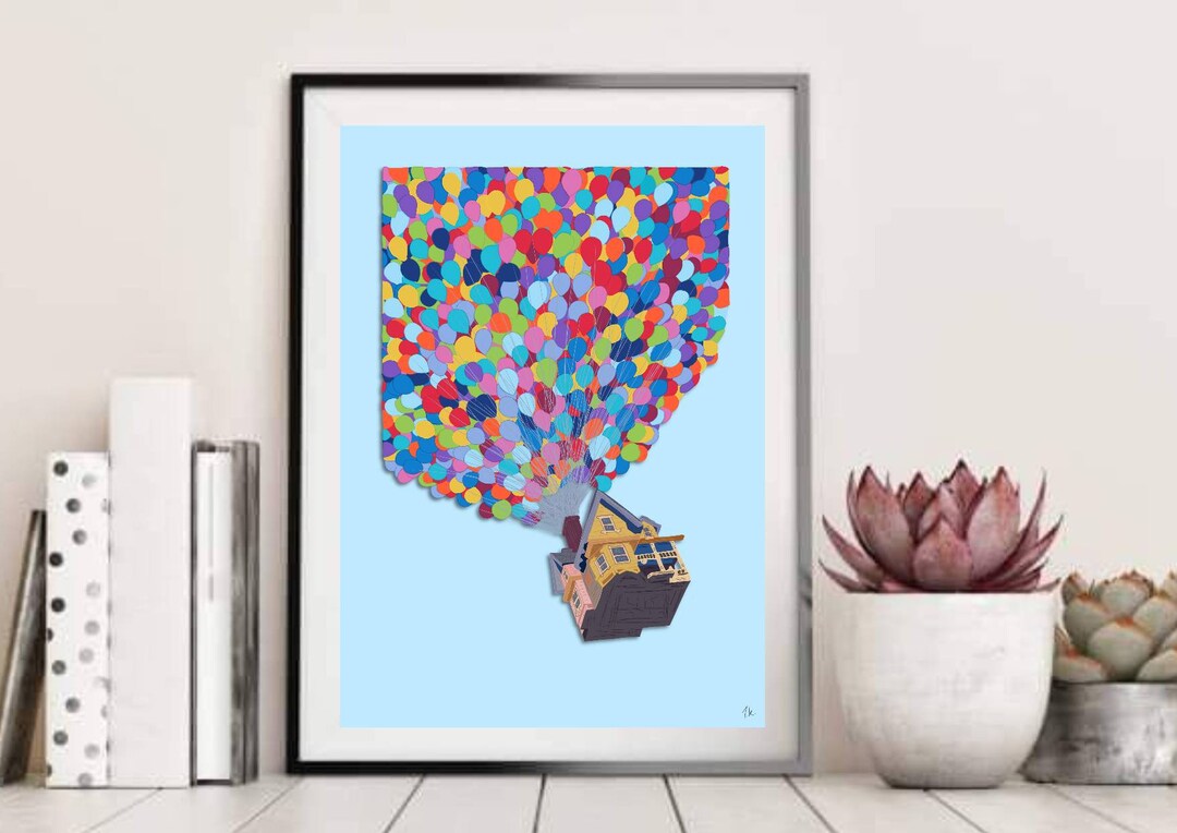 A4 Film Print Disney up Pixar Carl Fredrickson Childrens Room Nursery ...