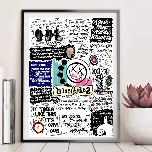 Blink 182 Poster - Etsy