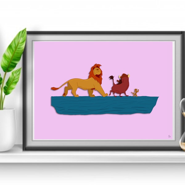 Timon and Pumbaa - Etsy