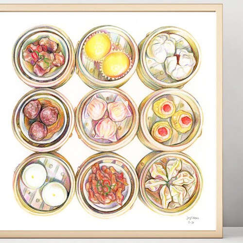 Hong Kong Street Food/ Fine Art Print/ Food Poster/ Food - Etsy Canada