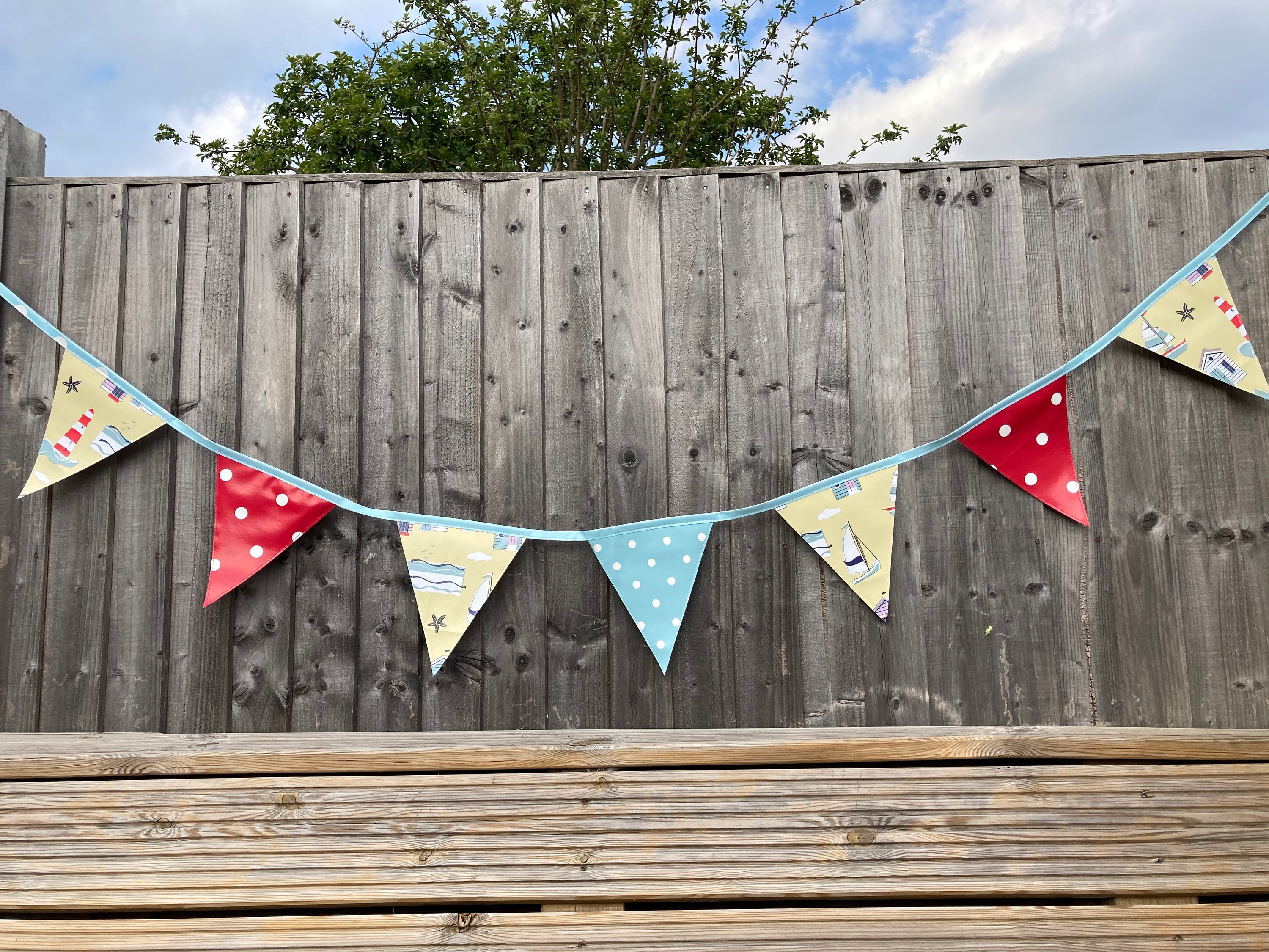 Seaside Bunting/ Nautical Bunting/ Beach Bunting/ Waterproof Bunting ...