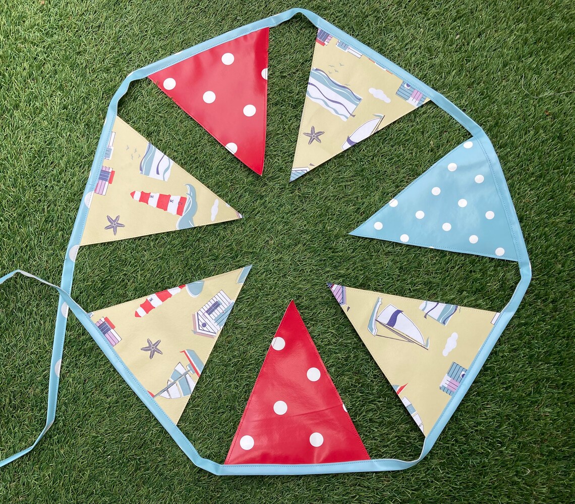 Seaside Bunting/ Nautical Bunting/ Beach Bunting/ Waterproof | Etsy UK