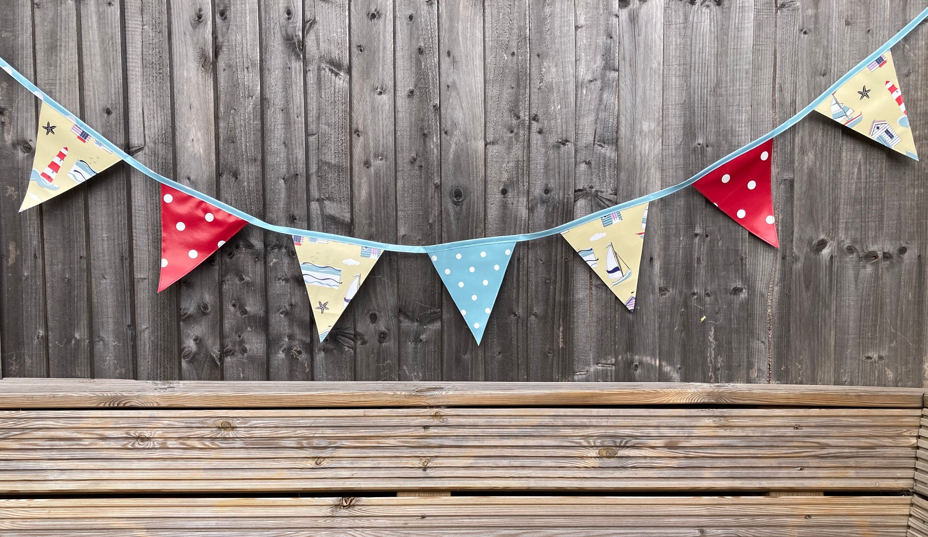 Seaside Bunting/ Nautical Bunting/ Beach Bunting/ Waterproof Bunting ...