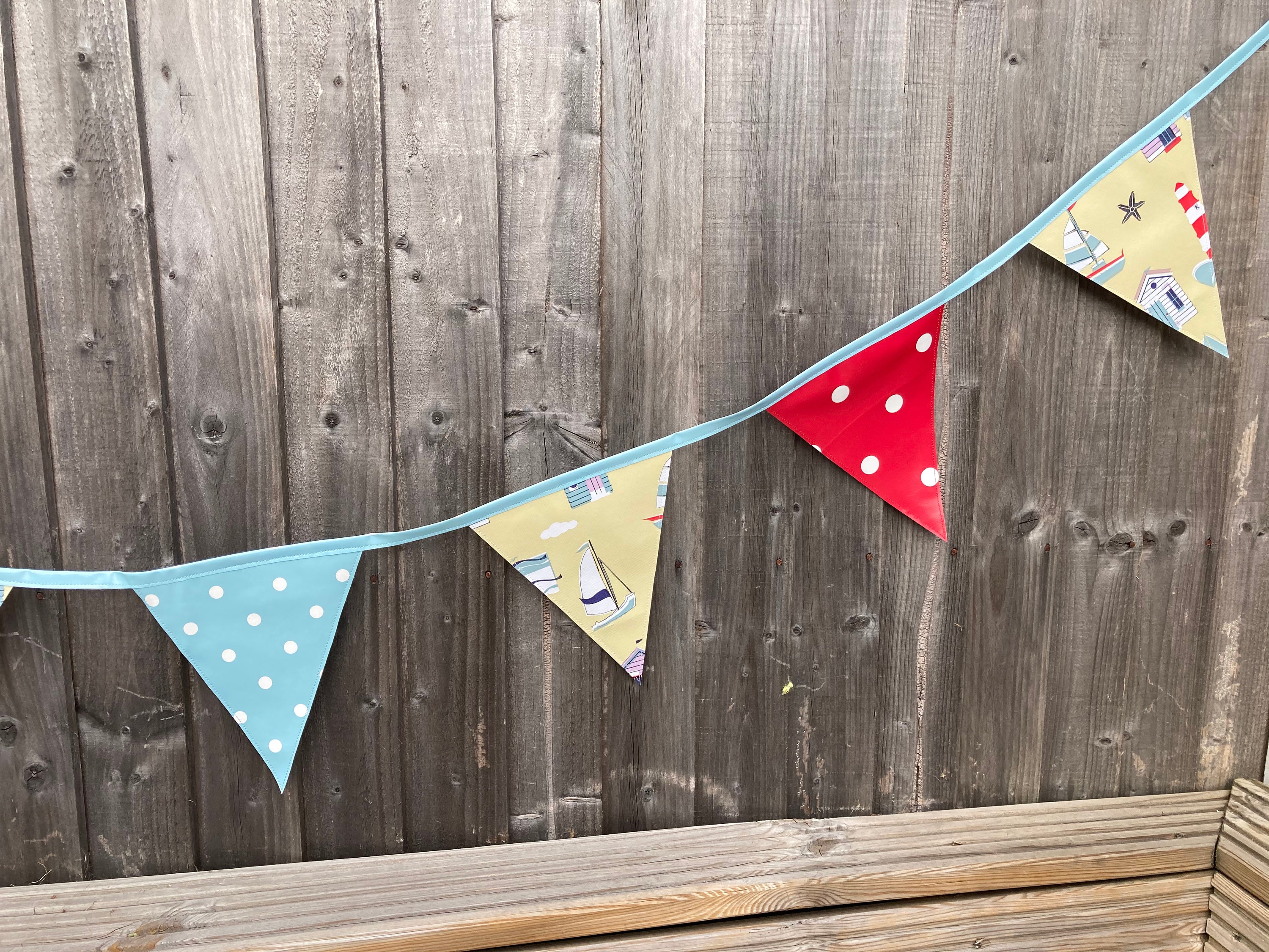 Seaside Bunting/ Nautical Bunting/ Beach Bunting/ Waterproof Bunting ...