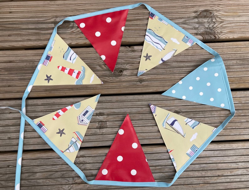 Seaside Bunting/ Nautical Bunting/ Beach Bunting/ Waterproof Bunting ...