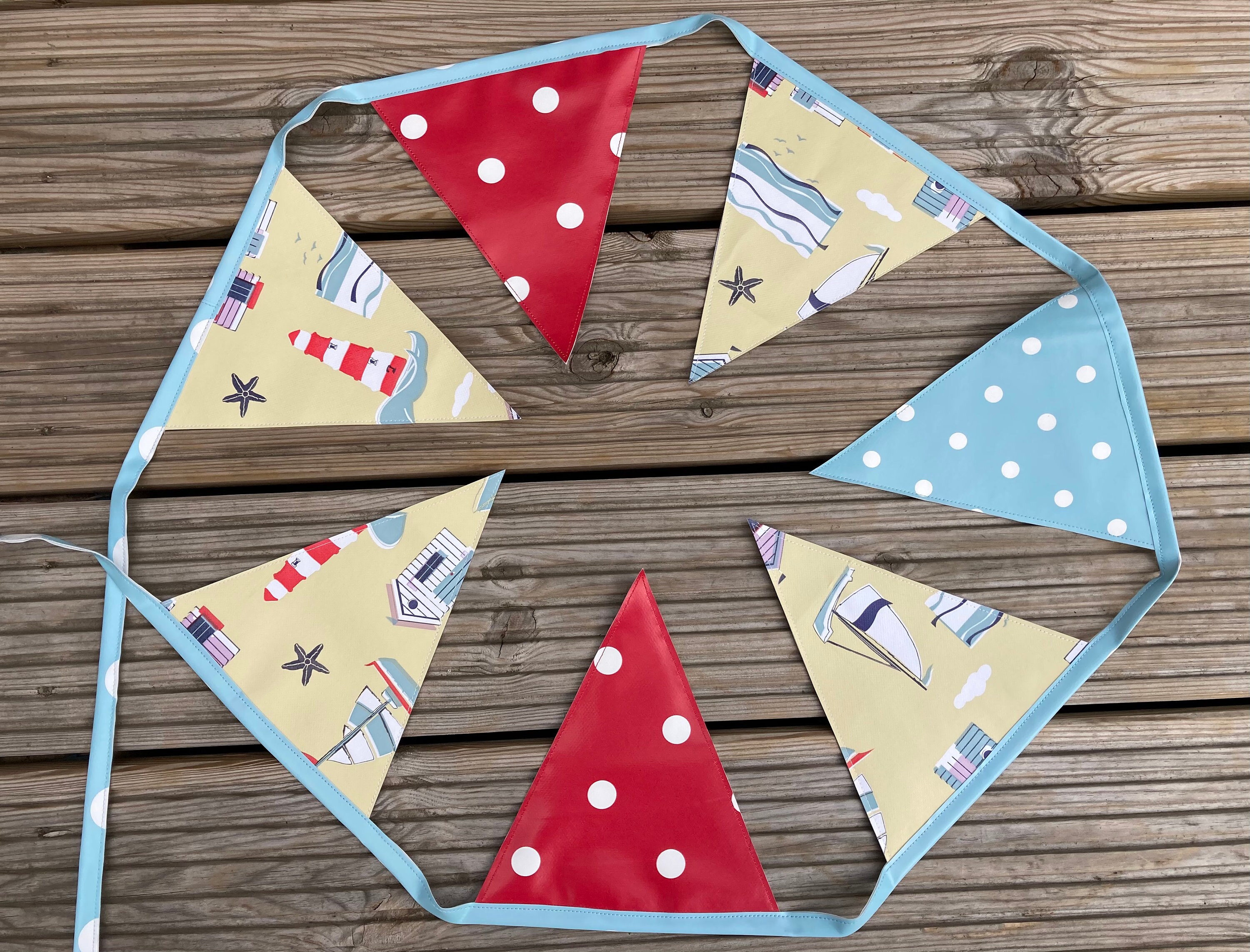 Seaside Bunting/ Nautical Bunting/ Beach Bunting/ Waterproof - Etsy UK