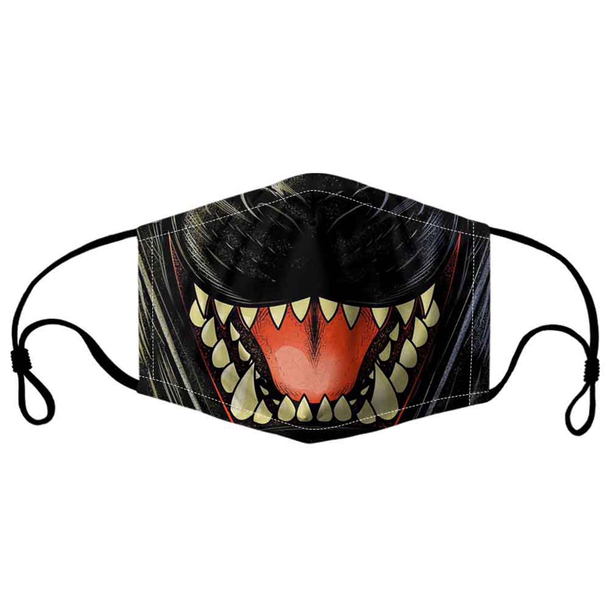 Godzilla Face Mask Cover Face Mask Godzilla Godzilla Mouth | Etsy