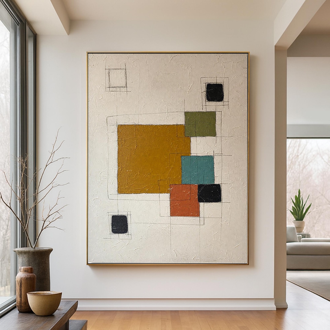 Original Minimalist Abstract Oil Painting on Canvas,hand Painted ...