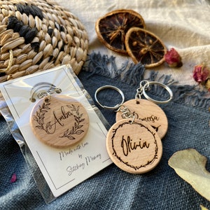 Keychain for Kid, Name Tag for Kids, Customised Keychain, Keychain With ...