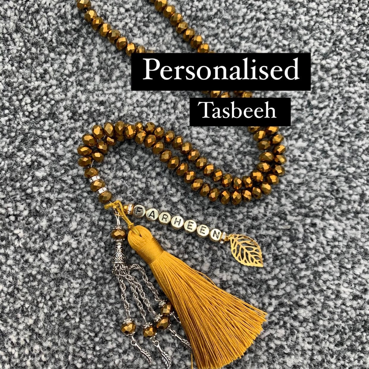 Personalised Tasbeeh | Etsy