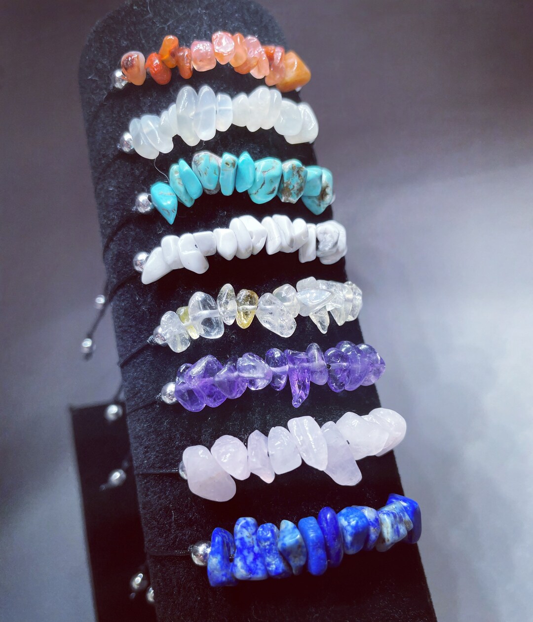 Adjustable Crystal Cord Bracelets - Etsy