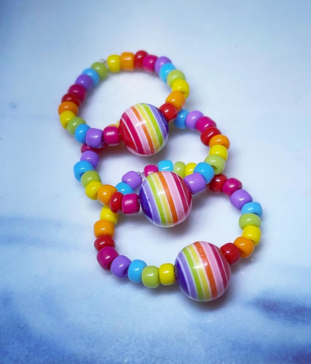 Rainbow Fidget Ring Roller Ring for Anxiety/ Sensory Ring/ Spinning ...