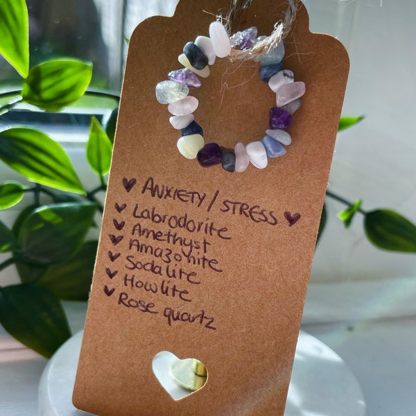 Healing Crystal Ring - Etsy UK