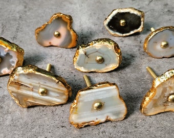Agate Drawer Pulls - Etsy
