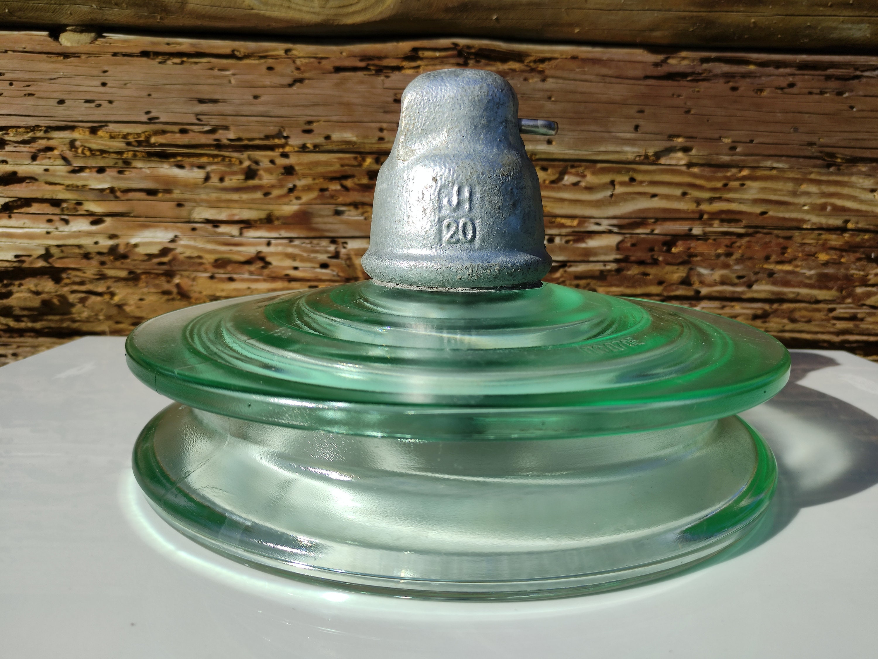 INSULATOR 2020 Glass New Modern Green Turquoise Height - Etsy