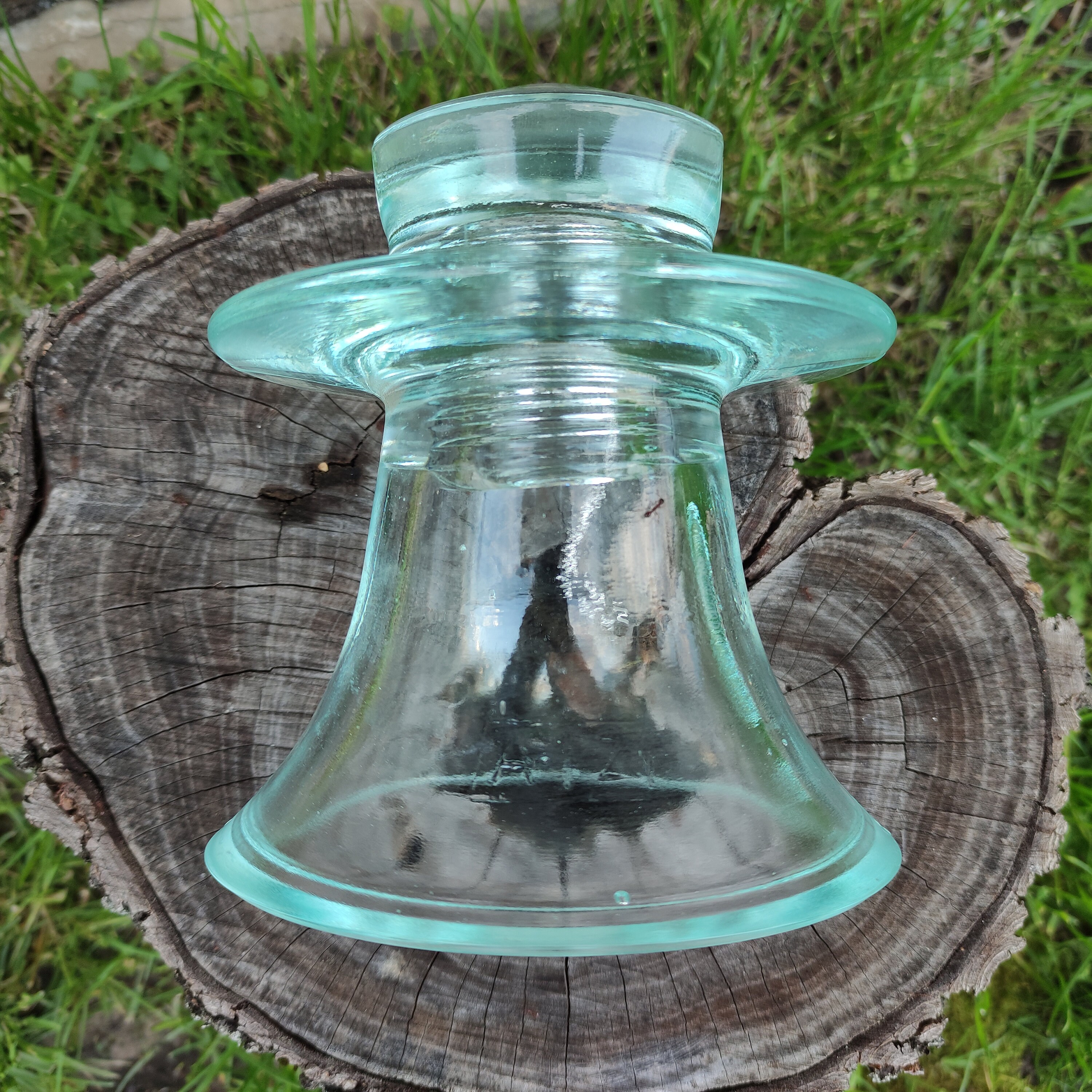 GLASS INSULATOR Turquoise INSULATORS Light Blue Modern Electrical ...