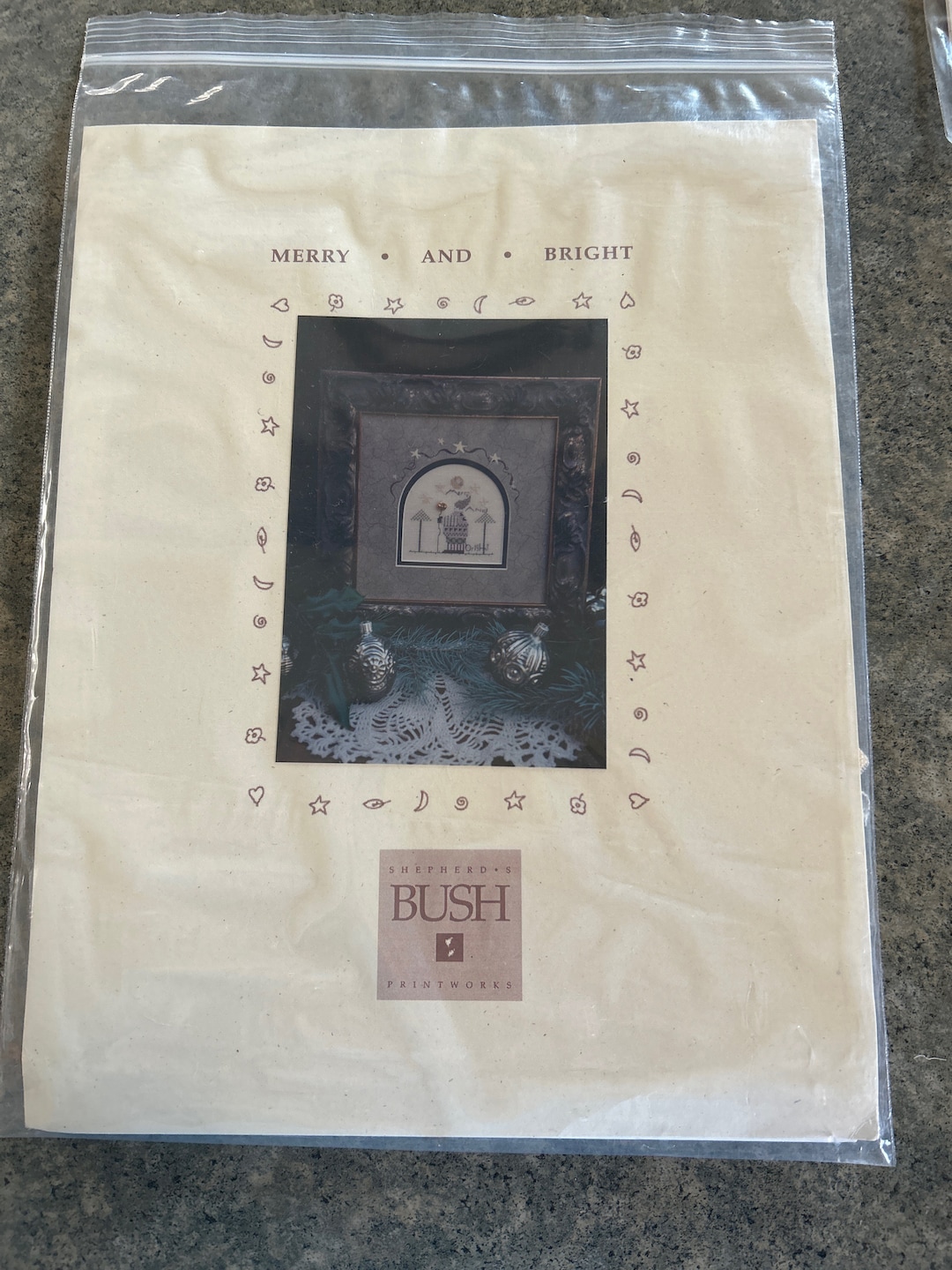 Shepherds Bush Merry and Bright Cross Stitch Kit - Etsy