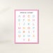 Uppercase Alphabet Poster Letter, 11x17in or 18 X 24in Size, Classroom ...