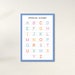 Uppercase Alphabet Poster Letter, 11x17in or 18 X 24in Size, Classroom ...
