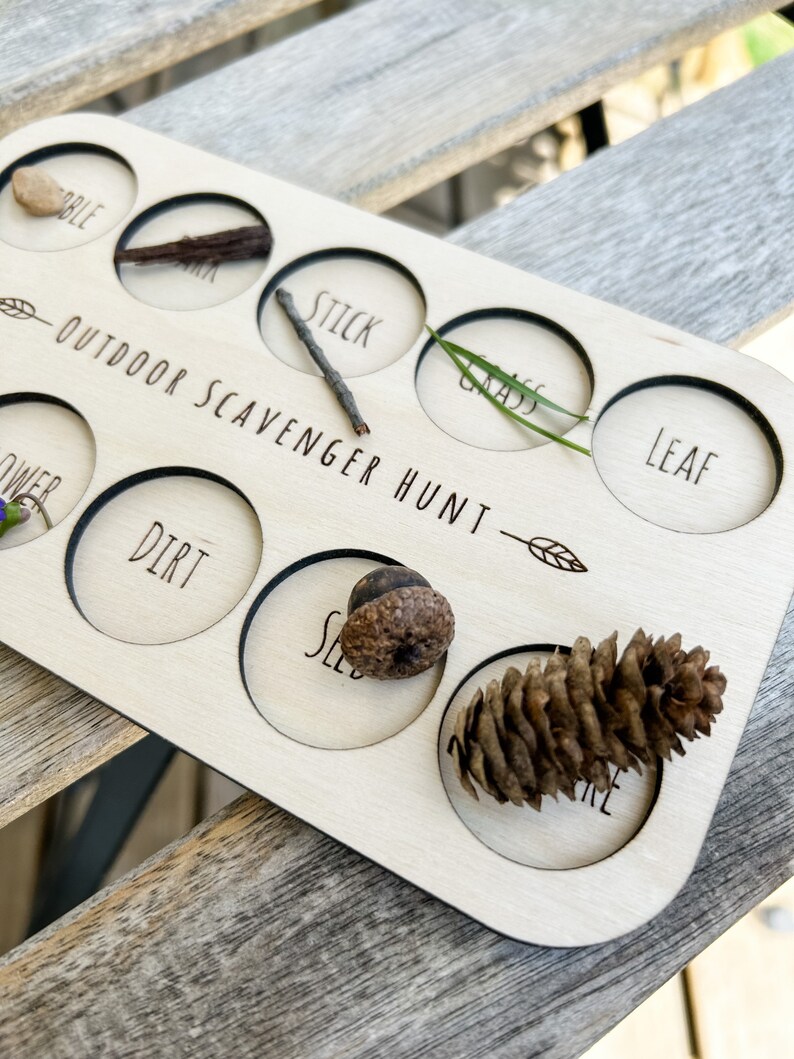 Outdoor Scavenger Hunt Kids Nature Scavenger Hunt Montessori - Etsy