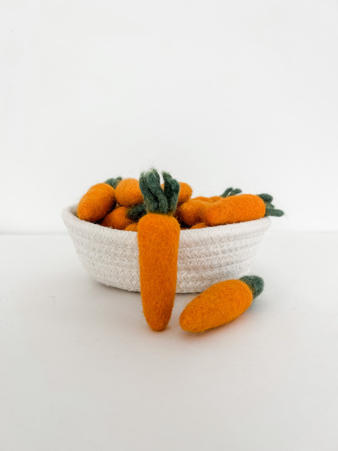 Felt Carrots, Felt Food, Easter Sensory Play, DIY Easter Garland, Wool ...