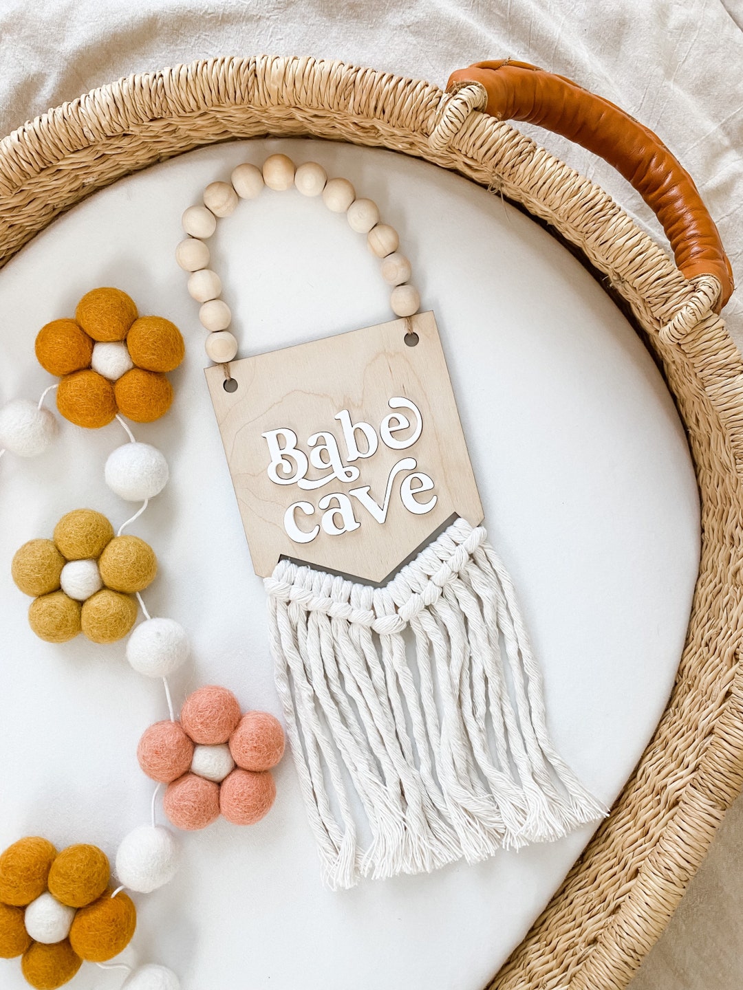 Babe Cave Sign, Boho Nursery Signs, Boho Baby Girl Nursery Decor, Babe ...