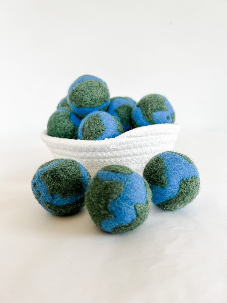 Felt Earth Felt Globe Earth Day Learning Sensory Bin - Etsy