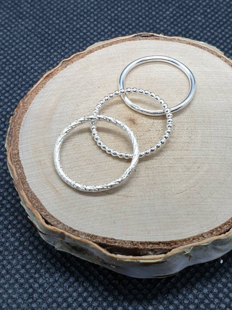 Magic Number 3 These Stacking Rings Work Perfectly Together | Etsy