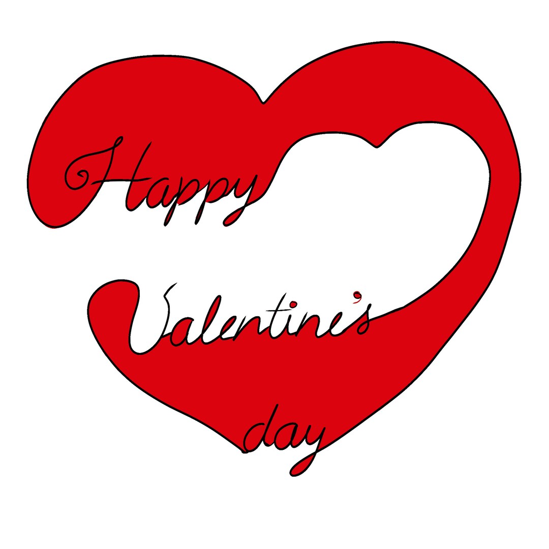 Valentine's Day One Line Art Svg Png Layers/valentine's Gift Bundlle ...