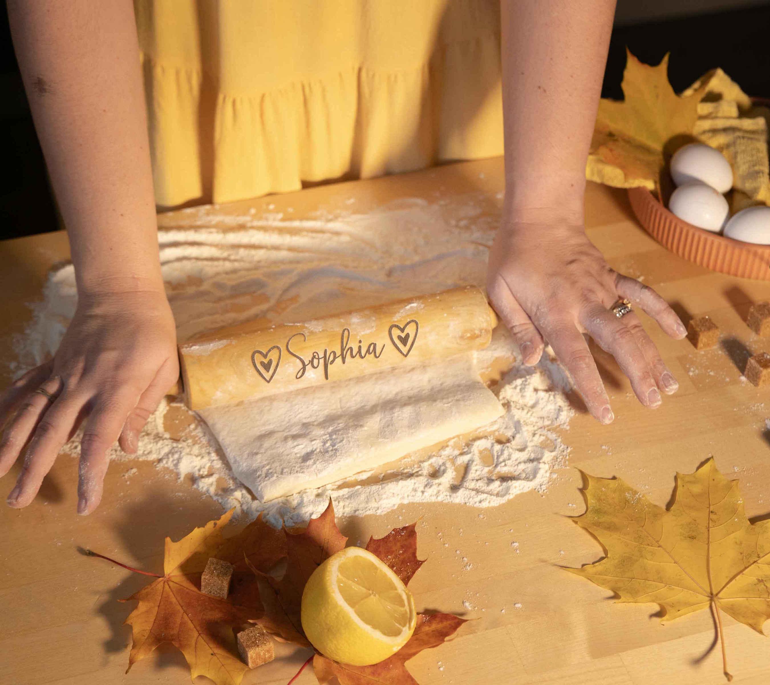 Personalized Baking Gift Set, Engraved Rolling Pin, Spoon and Spatula ...