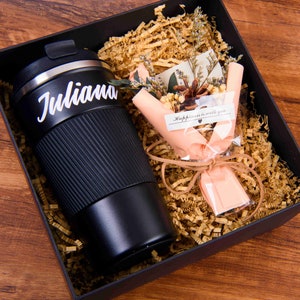 Men's Thermos Gift Box, Custom Vacuum Insulated Thermal Cup, Gift for ...