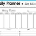 24 Hour Clock Printable24 Hour Weekly Planner24 Hour - Etsy
