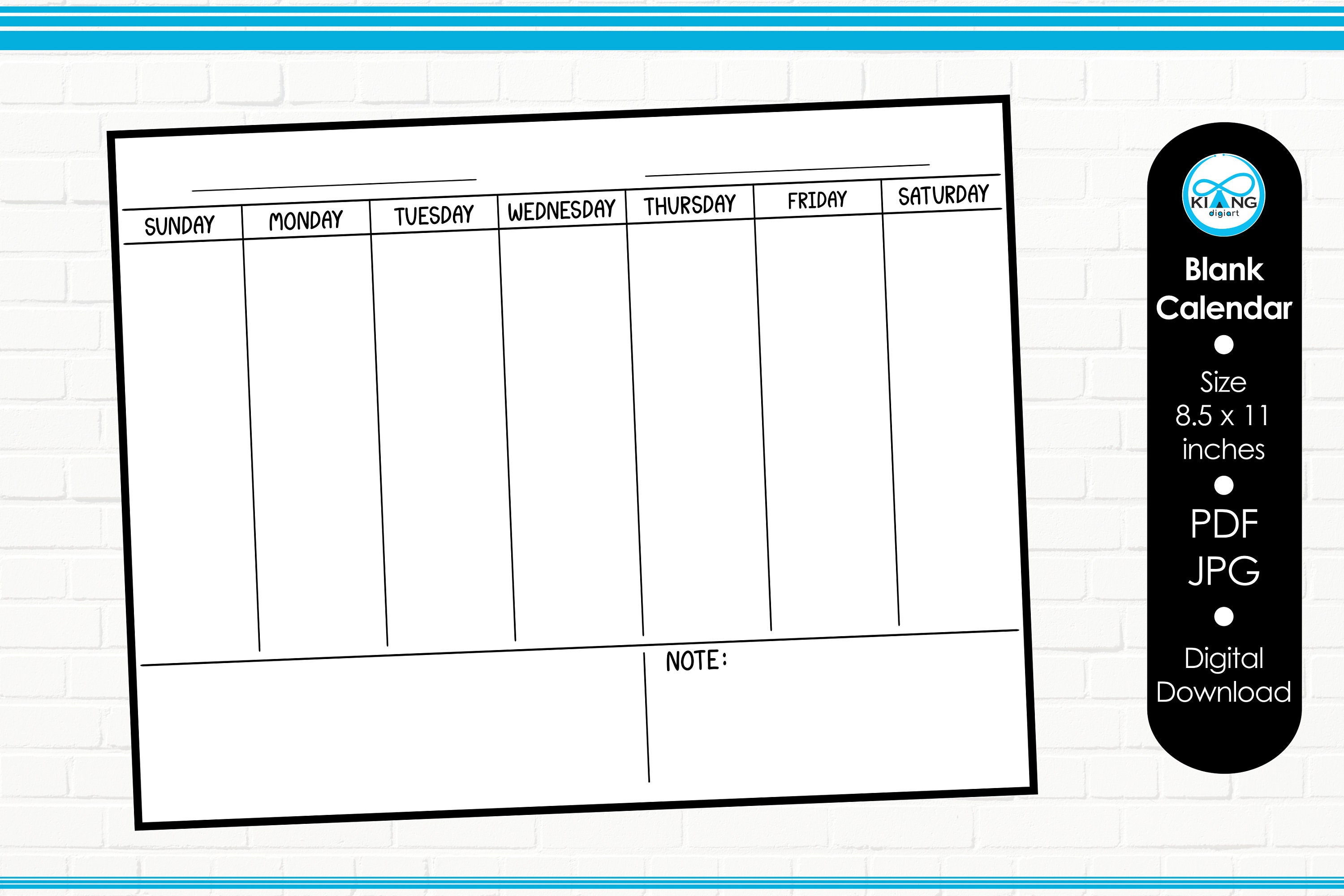 Reloj de 24 horas imprimible/Planificador semanal de 24 horas/Diario de ...