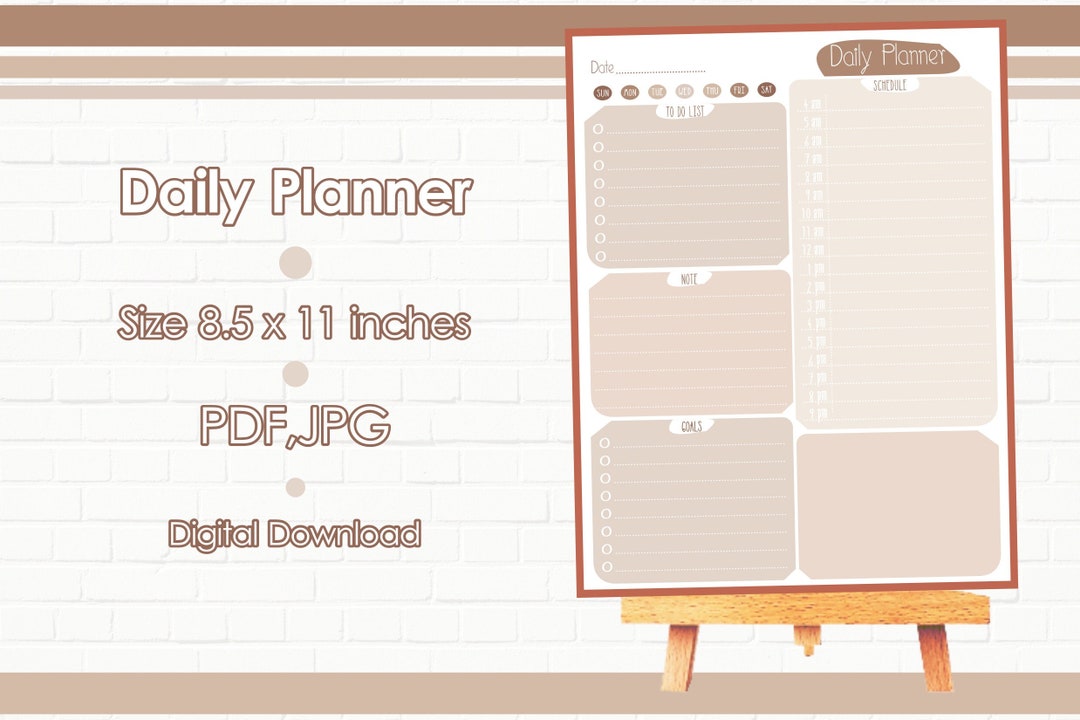 24 Hour Clock Printable24 Hour Weekly Planner24 Hour - Etsy