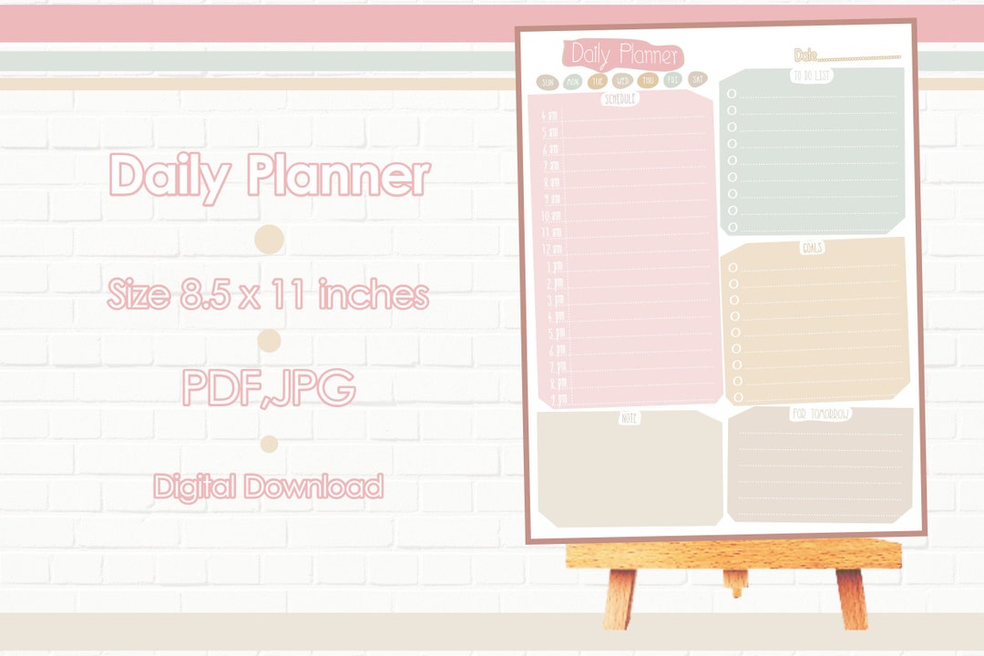 24 Hour Clock Printable|24 Hour Weekly Planner|24 Hour Daily|monthly ...