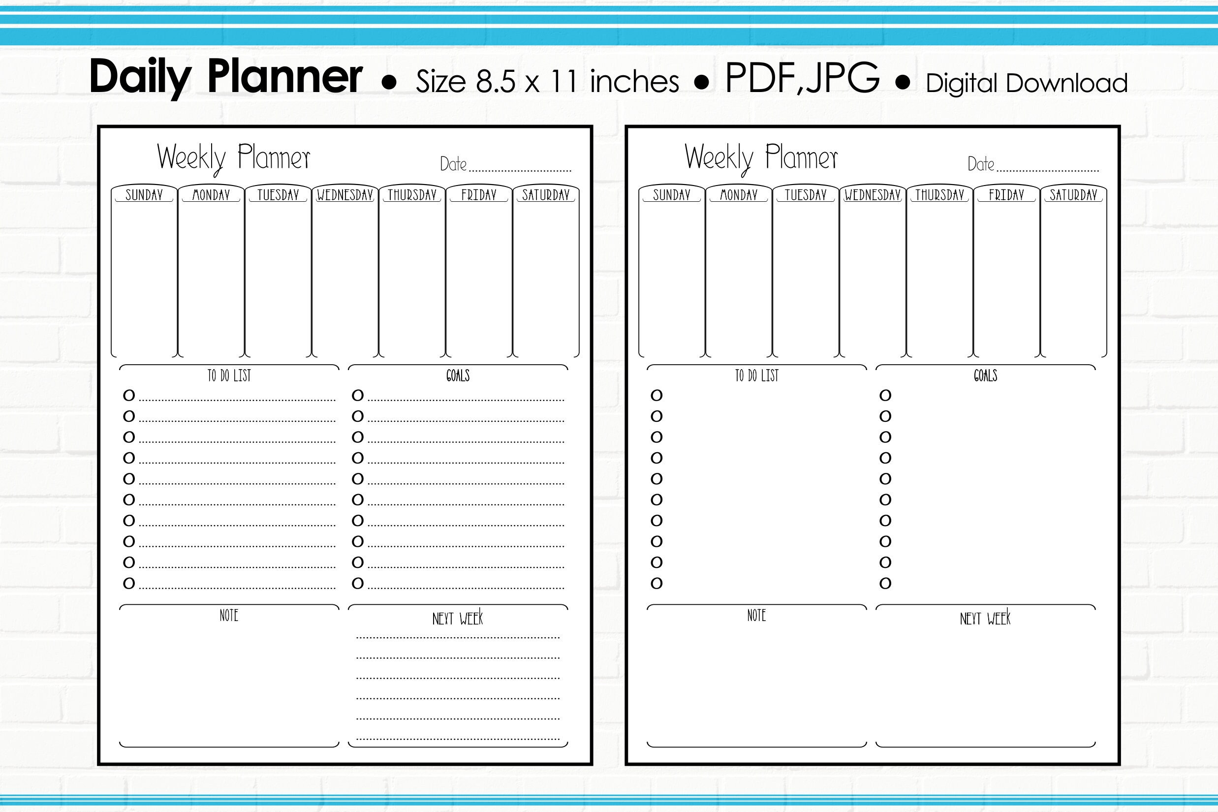 24 Hour Clock Printable24 Hour Weekly Planner24 Hour Dailymonthly ...